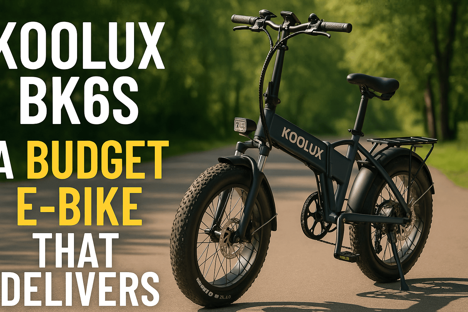 The Koolux BK6S Review : A Budget E-Bike That Punches Above Its Weight
