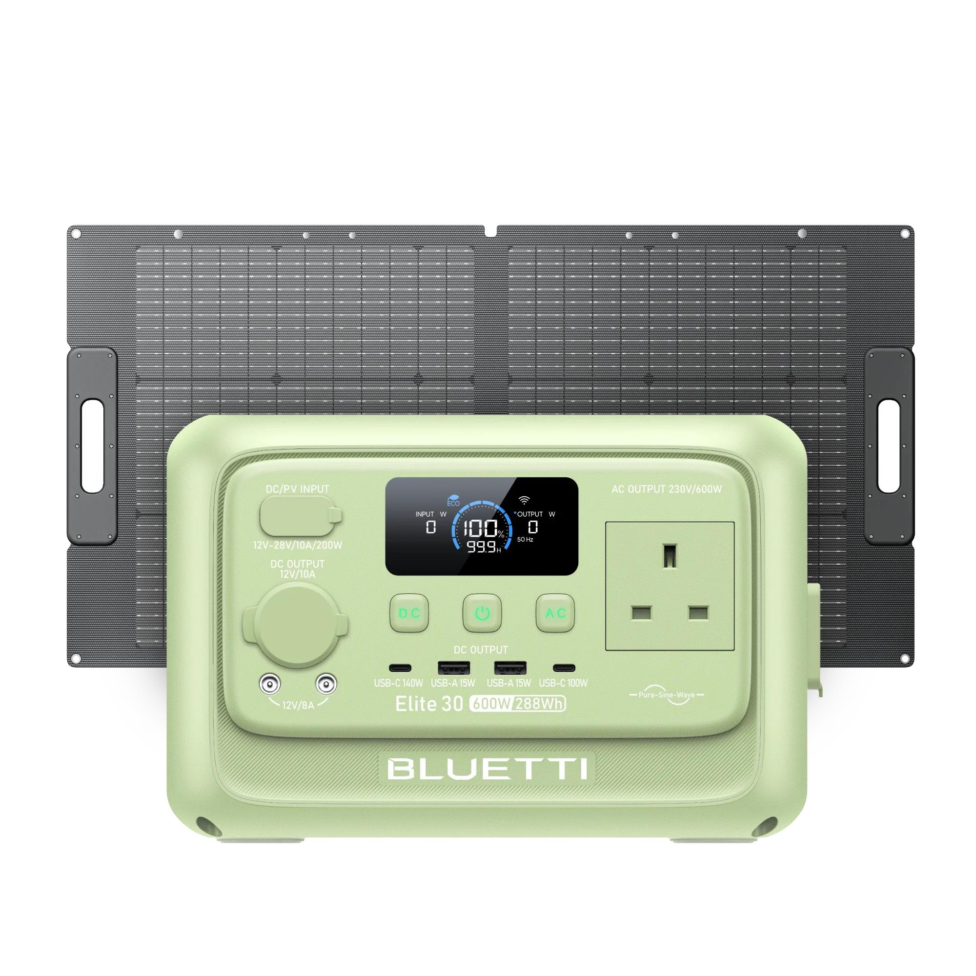 BLUETTI Elite 30 V2 Portable Power Station | 600W 288Wh